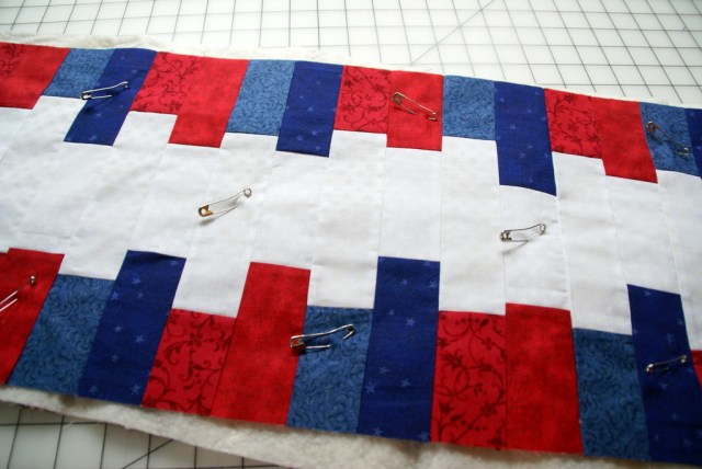 Modern 4th of July Table Runner (free tutorial) | Lori Miller Designs