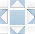 economy block quilt | Lori Miller Designs