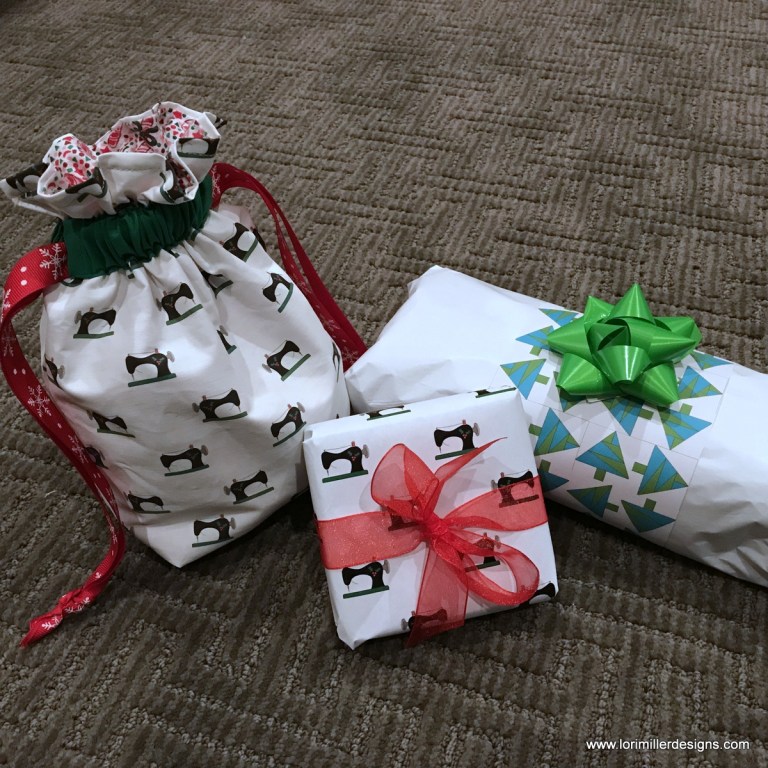 Free Tutorial – DIY Wrapping Paper or Fabric | Lori Miller Designs