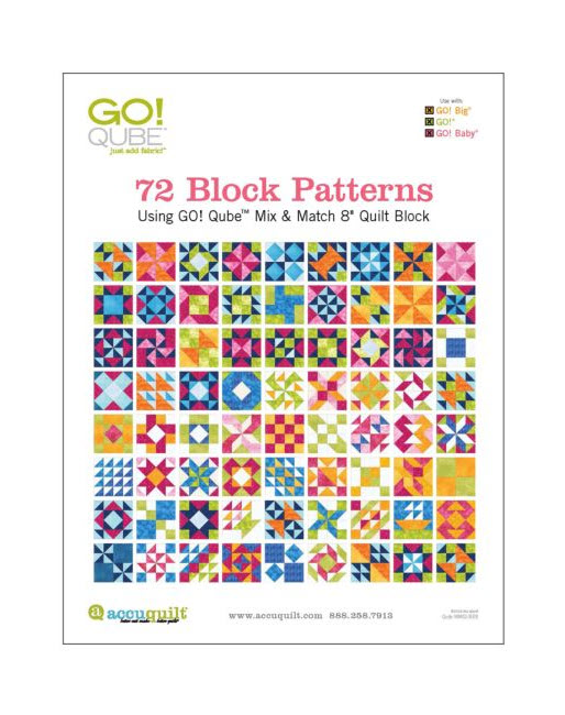New Product!: Add-on EQ8 Block Libraries for AccuQuilt GO! Qubes | Lori ...