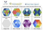New Product! Add-on EQ8 Block Library – AccuQuilt Qube English Paper ...